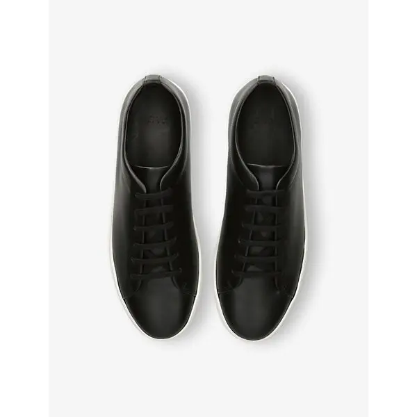 JAK Royal Leather Low-top Trainers - Blk/white