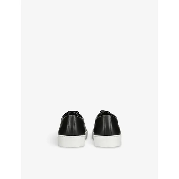 JAK Royal Leather Low-top Trainers - Blk/white