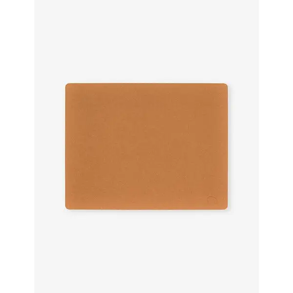 LIND DNA Nupo Flecked Leather Placemat 45cm X 35cm - Nature