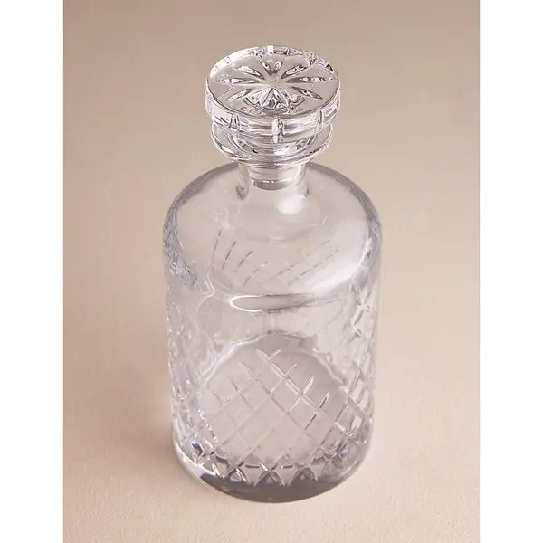 SOHO HOME Barwell Diamond-cut Large Crystal Decanter 750ml