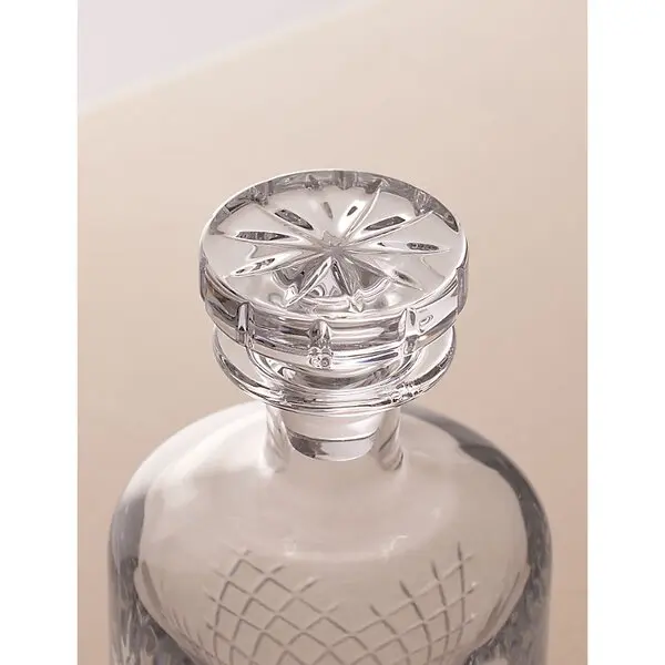 SOHO HOME Barwell Diamond-cut Large Crystal Decanter 750ml