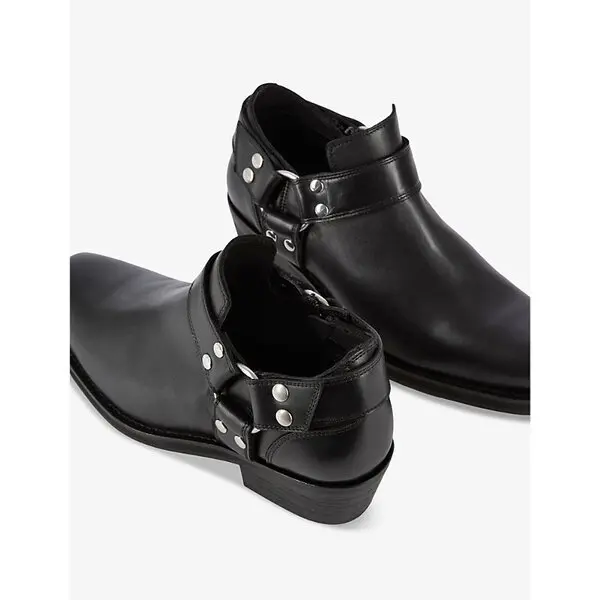 The Kooples Embellished Leather Ankle Boots