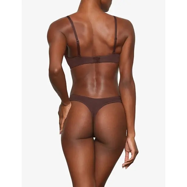 SKIMS Fits Everybody Underwired Stretch-woven T-shirt Bra