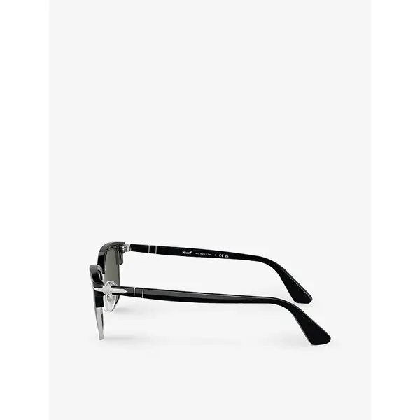 Persol Rectangle-frame Acetate Sunglasses - Black
