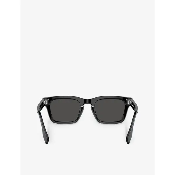 Burberry Rectangle-frame Acetate Sunglasses - Black