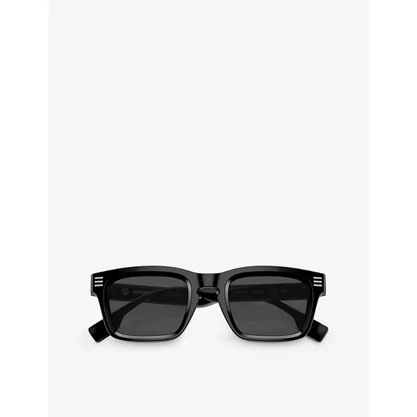 Burberry Rectangle-frame Acetate Sunglasses - Black