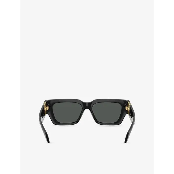 Versace Square Frame Injected Sunglasses - Black