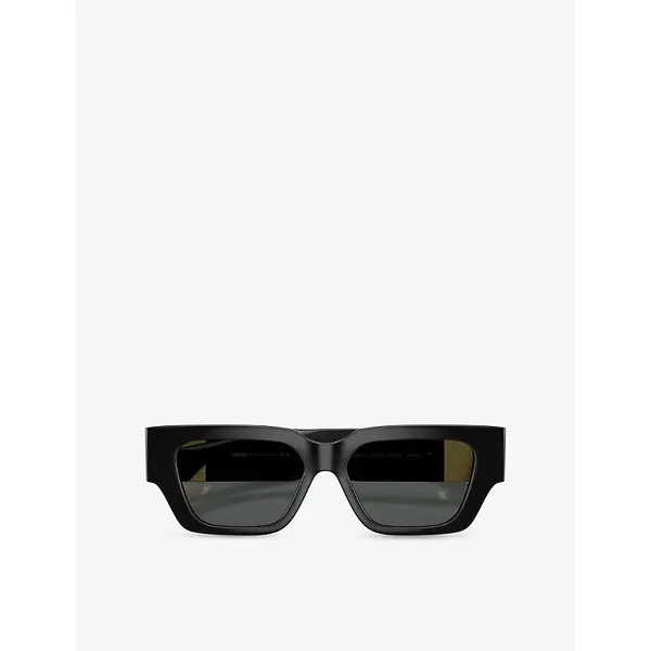 Versace Square Frame Injected Sunglasses - Black
