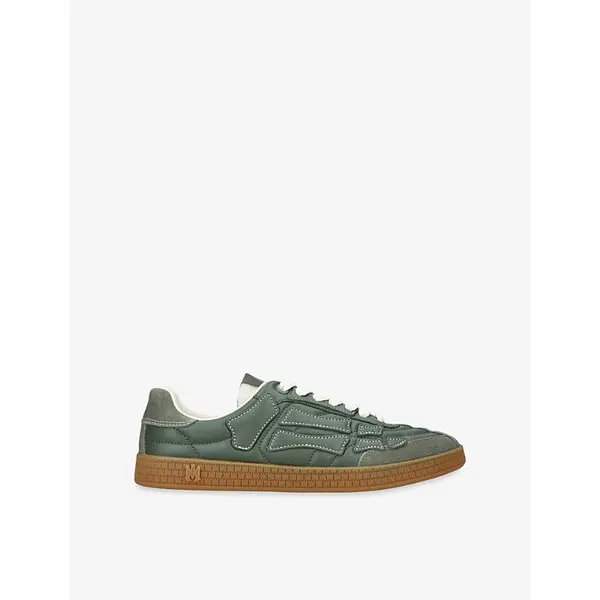 Amiri Pacific Leather Trainers - Mid Green