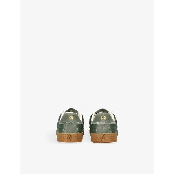 Amiri Pacific Leather Trainers - Mid Green