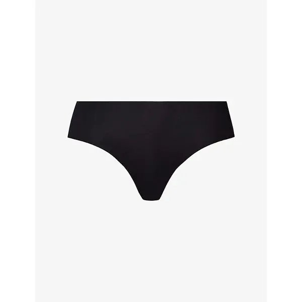 Hanro Invisible High-rise Stretch-cotton Briefs - Black