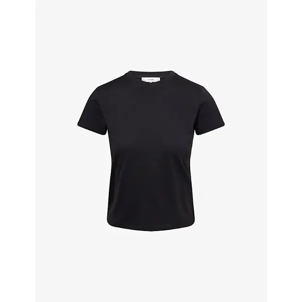 FRAME Baby Short Sleeve Cotton Jersey T-shirt - Black