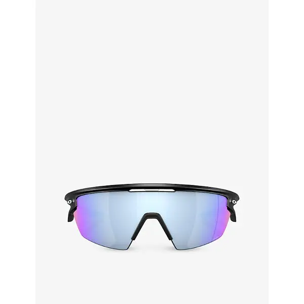Oakley Sphaera Shield-frame Sunglasses - Black