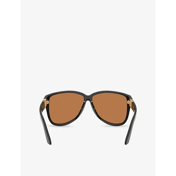 Miu Miu Pilot-frame Acetate Sunglasses - Black