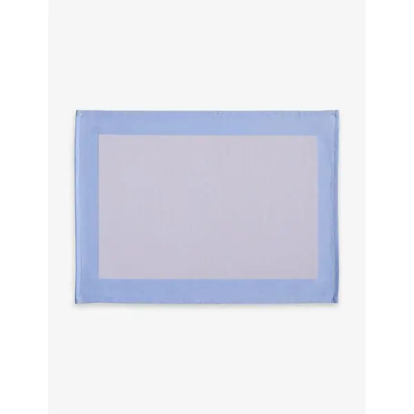 HAY Ram Colour-block Cotton Placemat 40cm X 40cm - Lavender