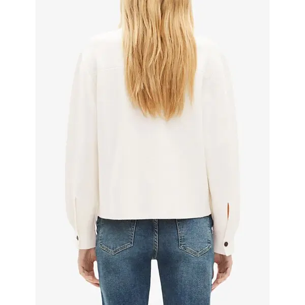 The Kooples Collared Wool And Cotton-blend Cardigan