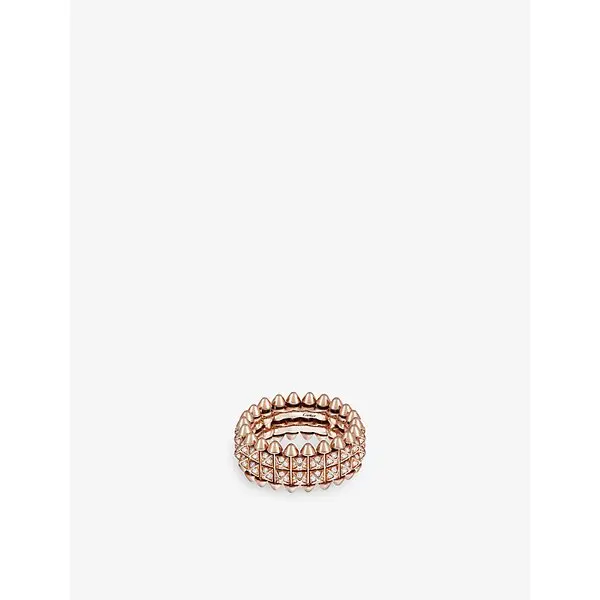 Cartier Clash De 18ct And Diamond Ring - Rose Gold