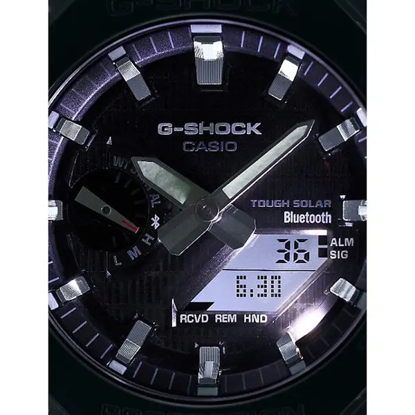 G-Shock Stainless Steel And Resin Quartz Watch - Blue/ Black