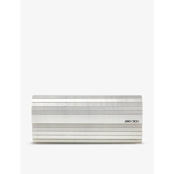 JIMMY CHOO Mother-of-pearl Sweetie Clutch - Ivory