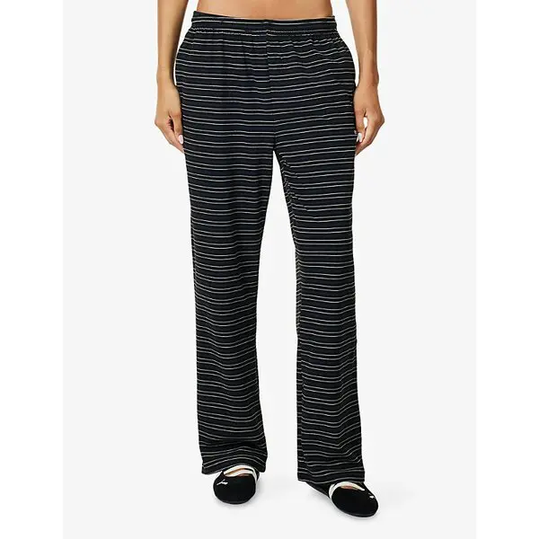 SISTERS & SEEKERS Wilbur Wide-leg Knitted Trousers