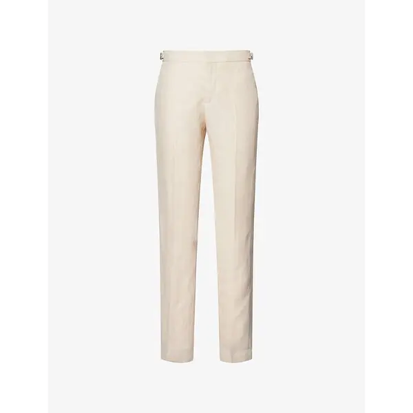 Orlebar Brown Griffon Slim-fit Straight-leg Linen Trousers