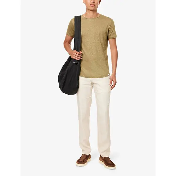 Orlebar Brown Griffon Slim-fit Straight-leg Linen Trousers