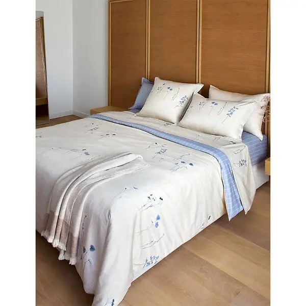 BOSS Azure Mist Cotton Fitted Sheet - Multicoloured