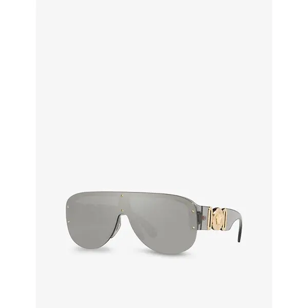 Versace Round-frame Acetate Sunglasses