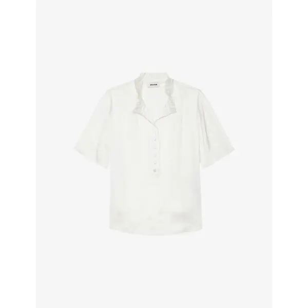 Zadig&Voltaire Top Piped Short Sleeve - Flake