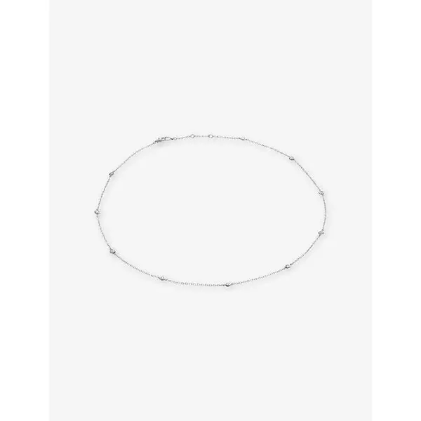 CARAT* LONDON Petra Sterling And Cubic Zirconia Necklace - Silver