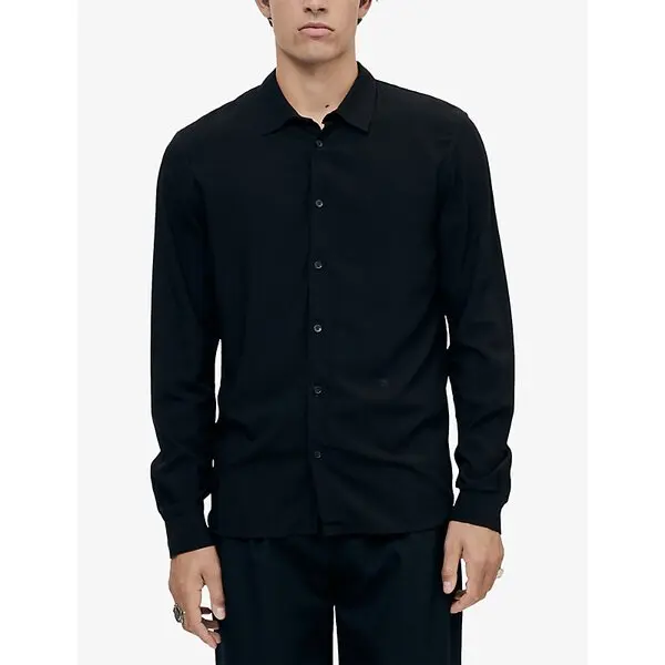 The Kooples Classic-collar Regular-fit Woven Shirt