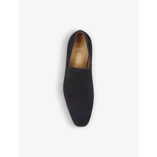 CHRISTIAN LOUBOUTIN Suede Loafers - Black
