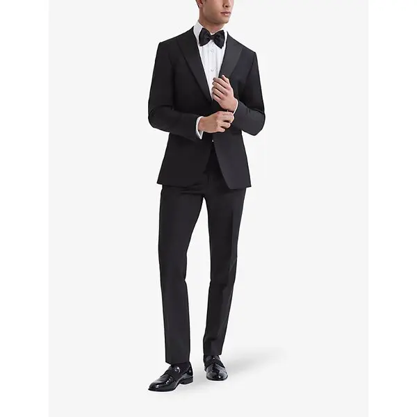 REISS Poker Single-breasted Slim-fit Stretch-wool Blend Suit Jacket