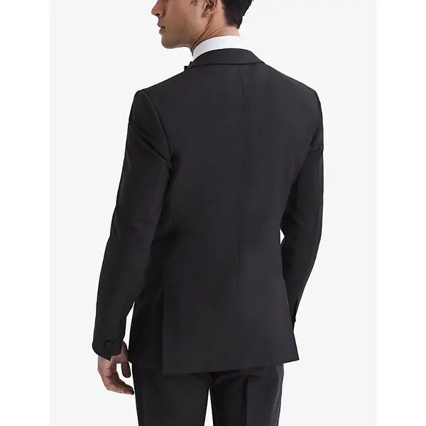 REISS Poker Single-breasted Slim-fit Stretch-wool Blend Suit Jacket