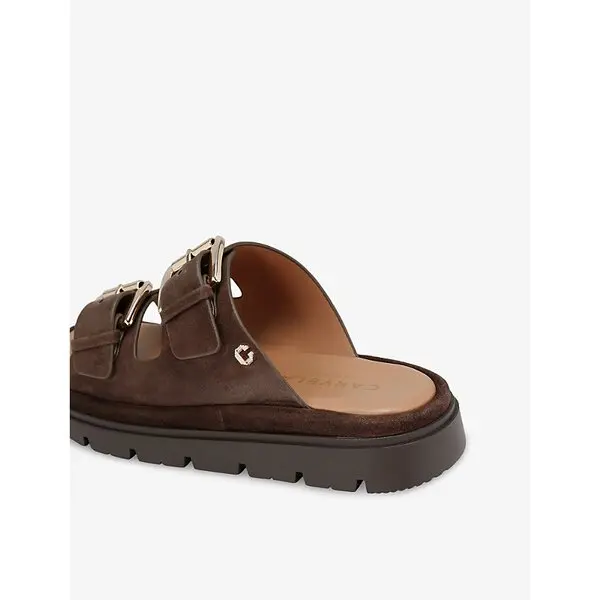 Carvela Suede Buckled Sandals