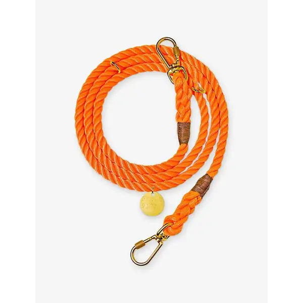 FOUND MY ANIMAL Medium Rope Nylon Dog Lead - Orange