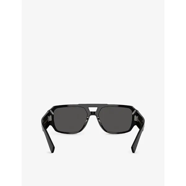 Dolce & Gabbana Pilot-frame Acetate Sunglasses