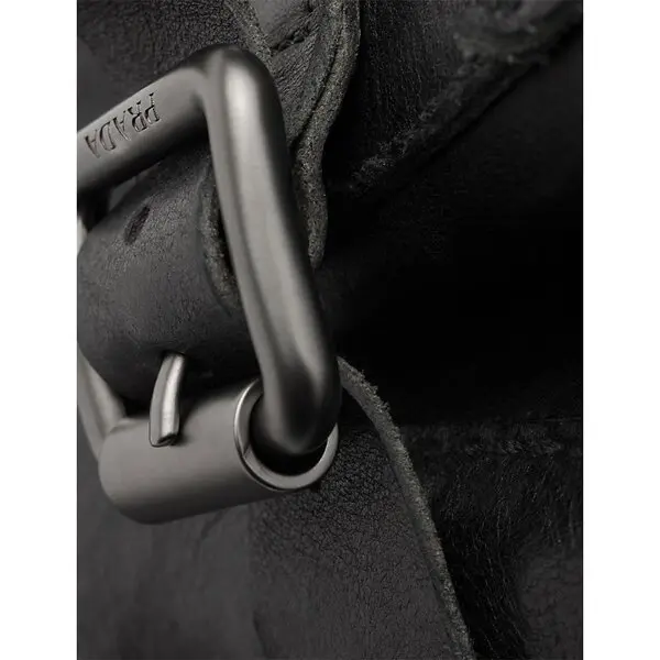 Prada Round-toe Leather Mid-calf Boots