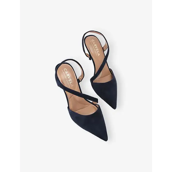 Carvela Symmetry Faux-leather Court Shoes With Stiletto Heel