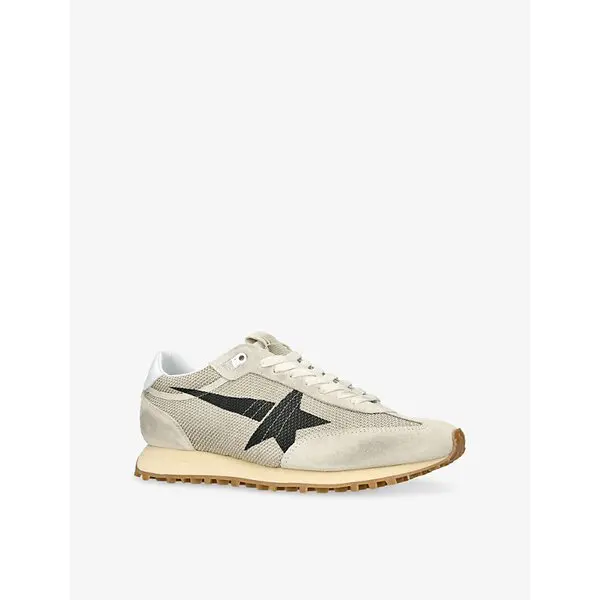 GOLDEN GOOSE Marathon Mesh And Suede Trainers