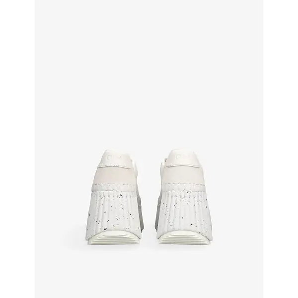 Chloé Nama Wedge Leather Trainers
