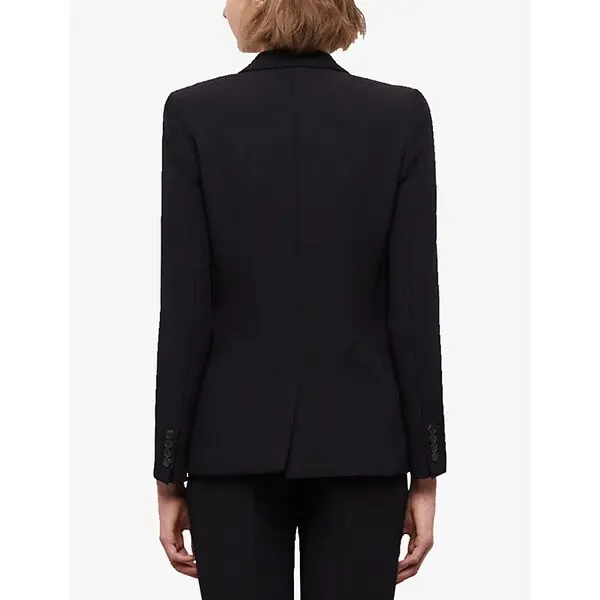 The Kooples Notched-lapel Stretch-woven Blazer