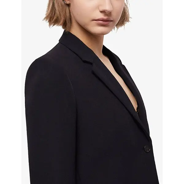 The Kooples Notched-lapel Stretch-woven Blazer