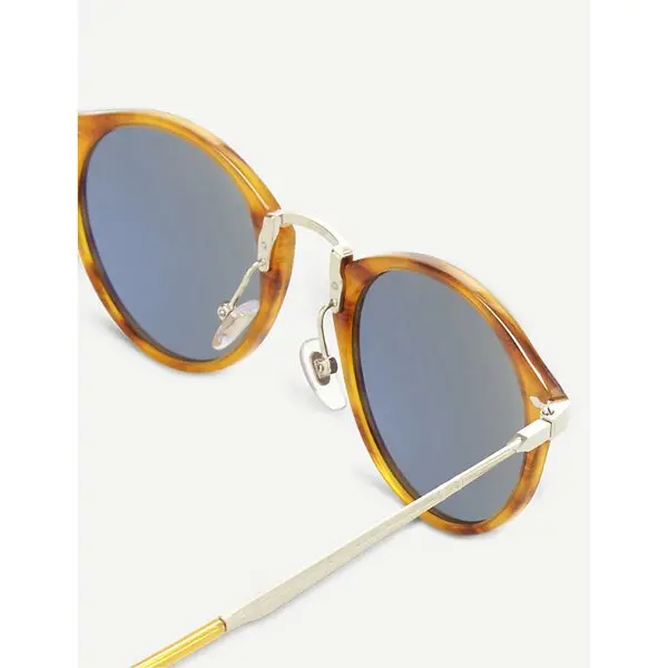 Persol Po3166s Round-frame Tortoiseshell Sunglasses - Brown