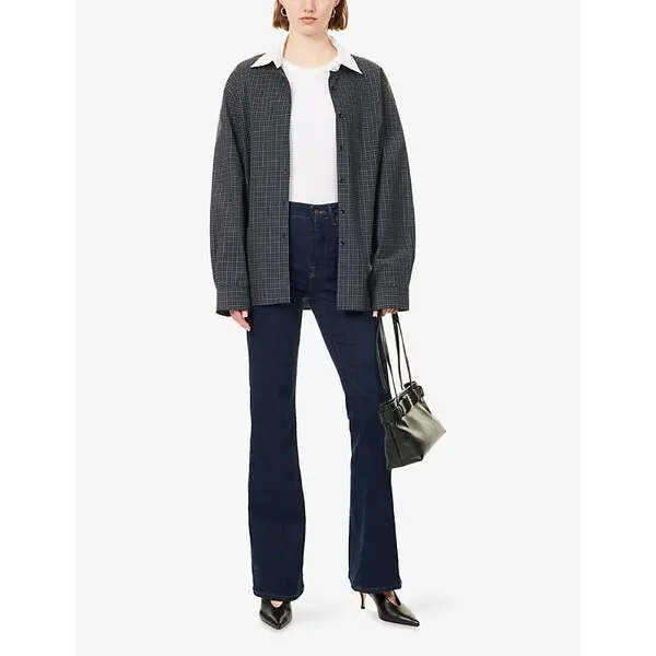 Good American Good Legs Flared Denim Jeans
