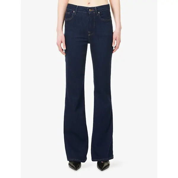 Good American Good Legs Flared Denim Jeans
