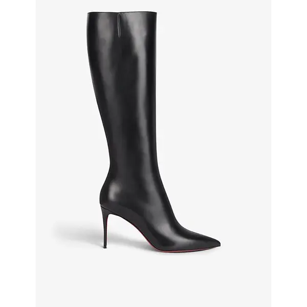 CHRISTIAN LOUBOUTIN Kate Botta 85 Calf Boots - Black