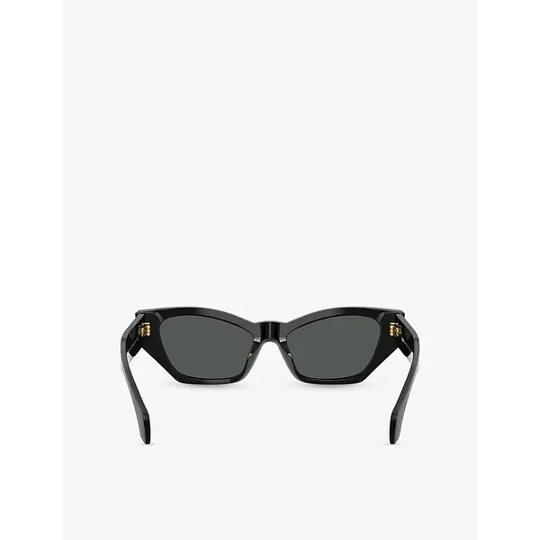 Versace Cat Eye Acetate Sunglasses - Black