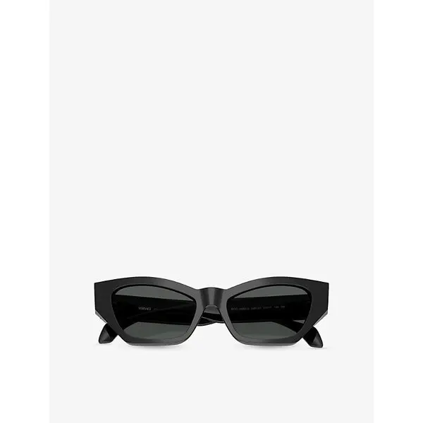 Versace Cat Eye Acetate Sunglasses - Black