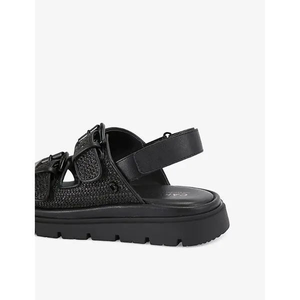 Carvela Pavilion Slingback Raffia Sandals